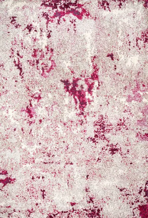 JONATHAN Y Contemporary Pop Modern Abstract Vintage Faded Area Rug - Maroon/gray