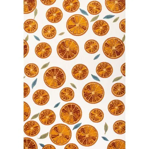 JONATHAN Y Aranciata Citrus Slice High-low Indoor/outdoor Area Rug