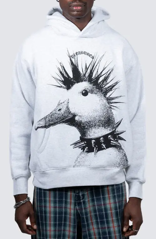 PLEASURES Punk Duck Graphic Hoodie