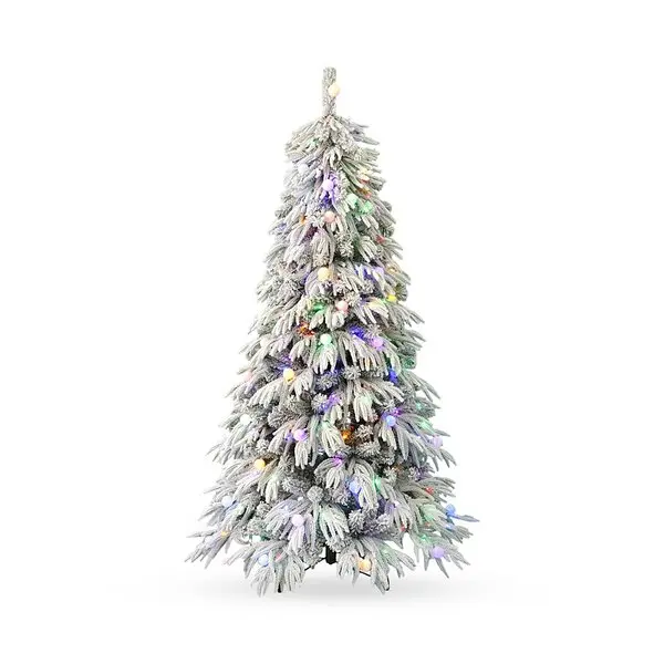 SEASONAL LLC Frosted Acadia 6.5' Full Tree With Led Lights
