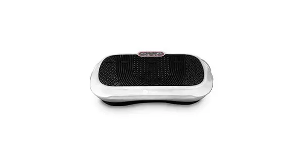 LIFEPRO Waver Vibration Plate Whole Body Workout Machine With Loop Bands For Toning & Weight Loss - White