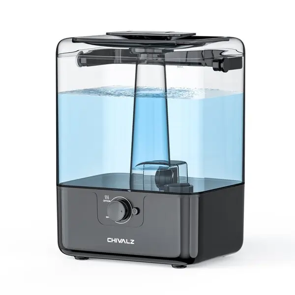 CHIVALZ 6l Cold Mist Humidifier With Oil Diffuser And Double Mist Outlets