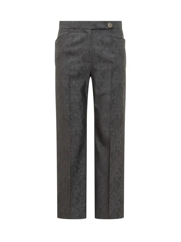 Etro Jacquard Wool Pants