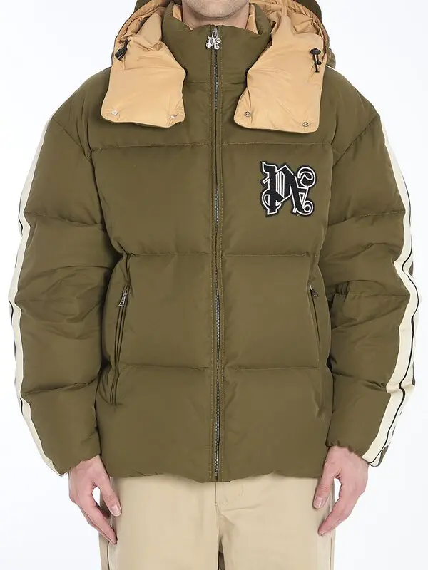 Palm Angels Track Monogram Puffer Jacket