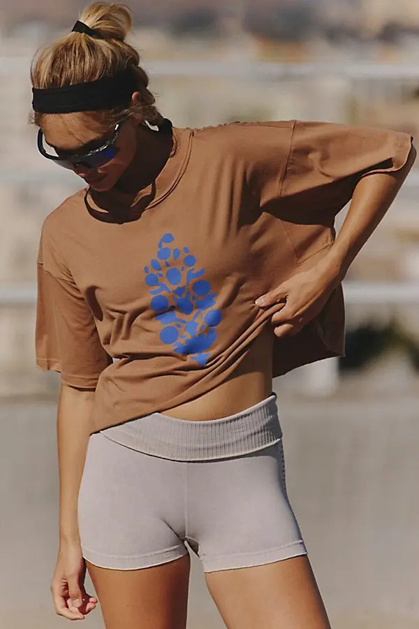 Free People Inspire Buti Logo Tee - Twig/pulse Combo