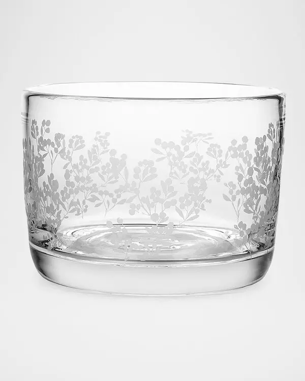 SIMON PEARCE Engraved Berry Bowl