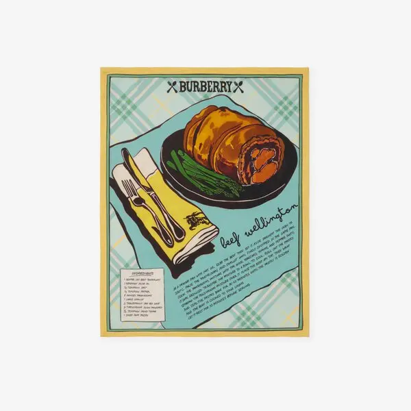 Burberry Recipe Tea Towel Set - Mint