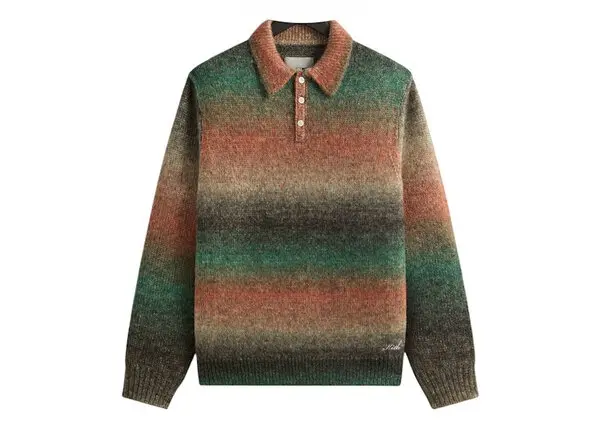 Kith Gradient Harmon Rugby Pullover Sweater