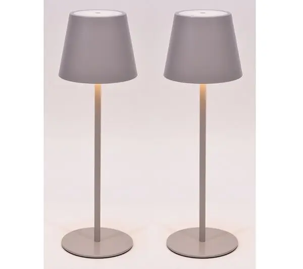 SECUREBRITE S/2 Rechargeable Indoor/outdoor 14' Touch Lamp