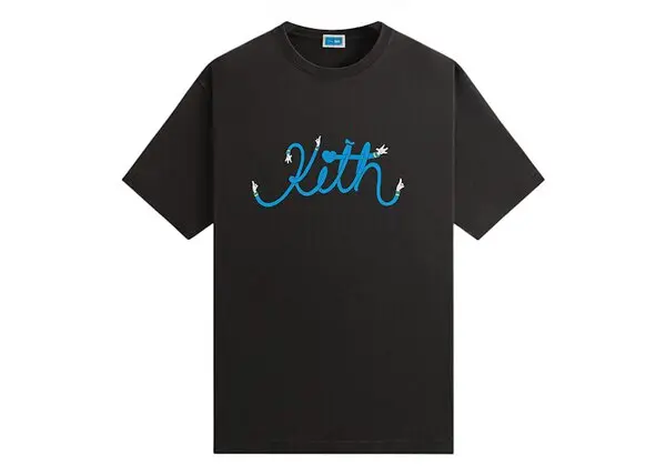 Kith Disney Donald Duck Arms Vintage Tee Shirt - Black