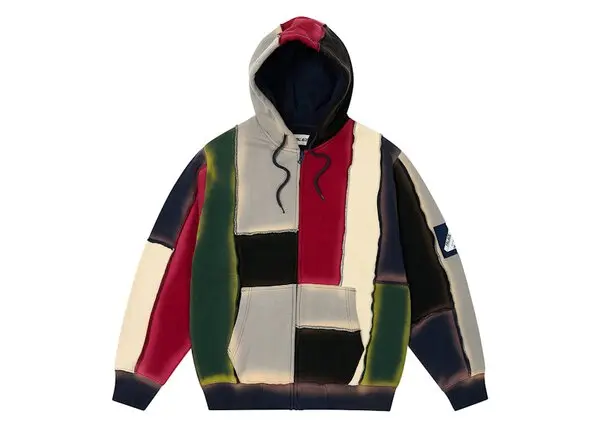 PALACE Patch Me Up Zip Hood - Multi Brights