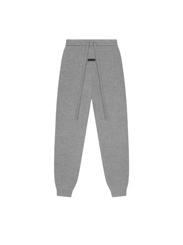 Fear Of God Essentials Waffle Fitted Sweatpant - Dark Heather