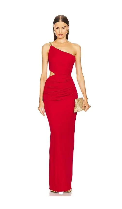 Cult Gaia Cobi Gown - Merlot