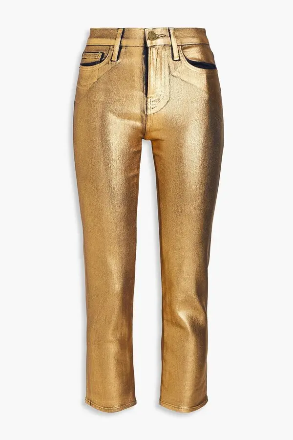 FRAME Le High Straight Cropped Jeans