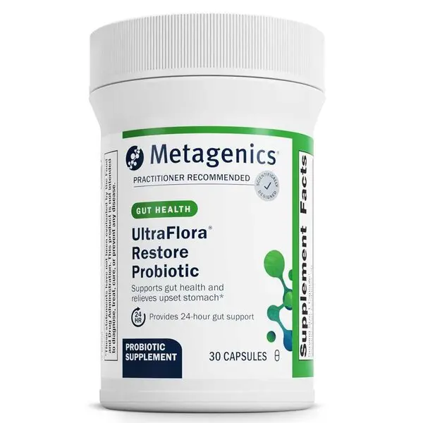 METAGENICS Ultraflora Restore Probiotic 30 Capsules