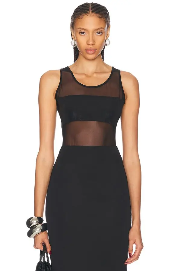 Norma Kamali Dash Dash Mio Bodysuit