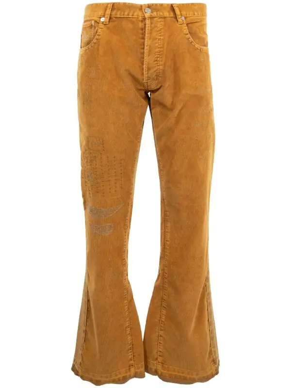 GALLERY DEPT. Corduroy Flared Trousers - Orange