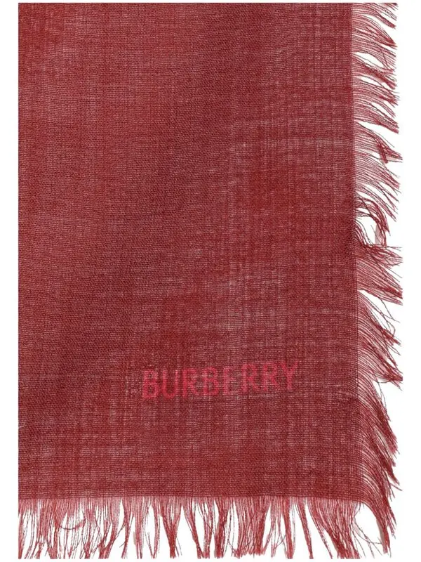 Burberry All-over Logo Print Scarf