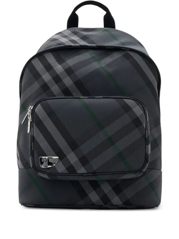 Burberry Grid Backpack - Grey
