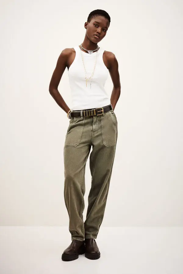 Ba&sh Cynda Ribbed Sleeveless Top - White