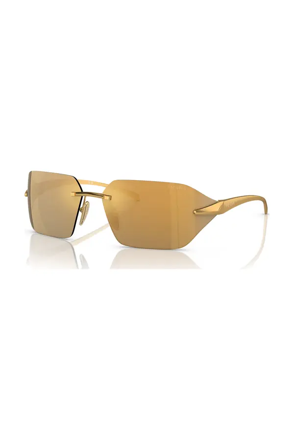 Prada Irregular Sunglasses - Gold