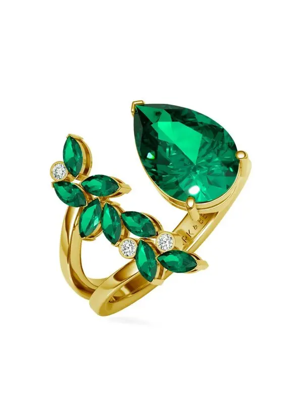 LARK & BERRY 18k Yellow Multi-stone Ring
