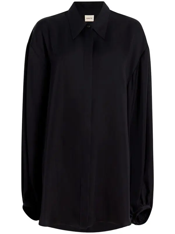 Khaite The Bam Shirt - Black