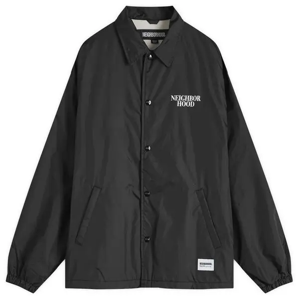 Neighborhood Windbreaker Jacket-1 In Black - 35% Off