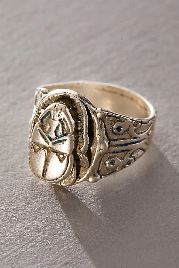 ALKEMIE Scarab Ring - Sterling Silver