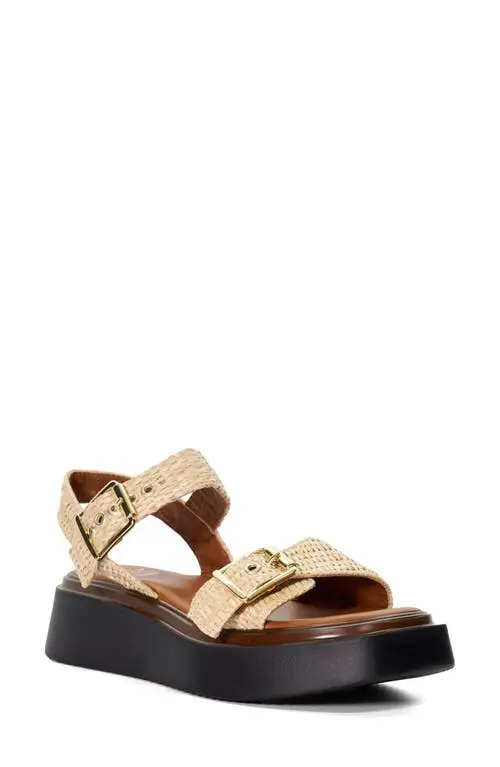 Dune London Loells Platform Sandals - Natural