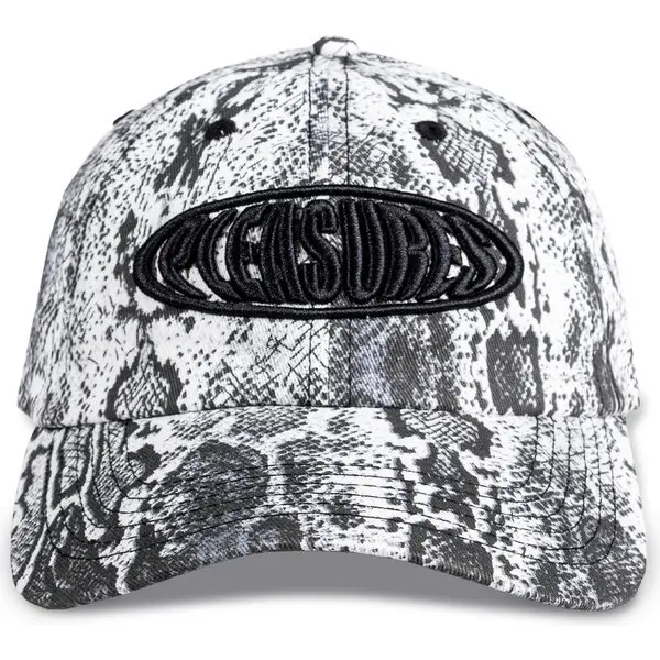 PLEASURES Bubble Logo Skin Print Polo Cap - Snake