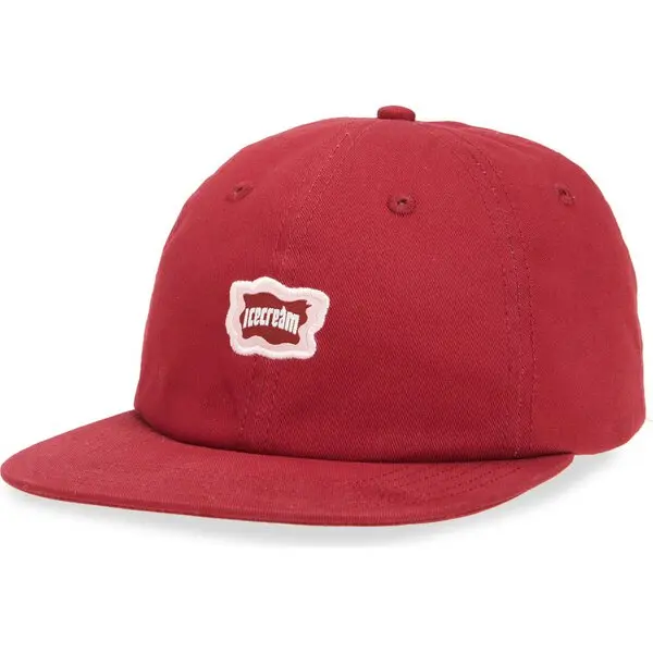 ICECREAM Arctic Cotton Twill Baseball Cap - Rhododendron