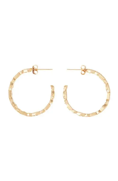 Maje Diamanté-embellished Hoop Earrings