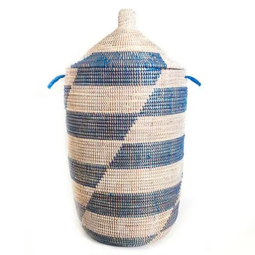 MBARE Dou Lid Storage Basket Stripe