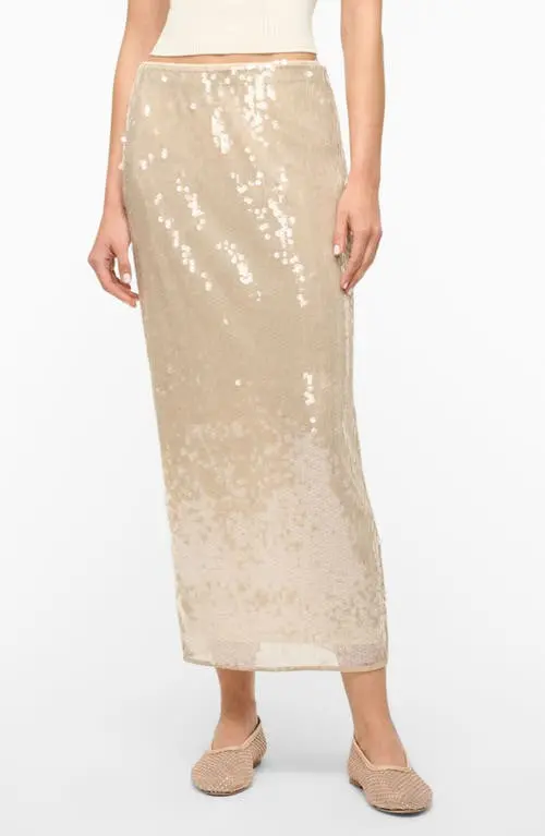 Staud Casey Sequin Skirt