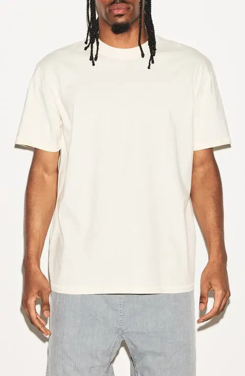 SKIMS Relaxed Fit Heavyweight Cotton T-shirt - Ecru
