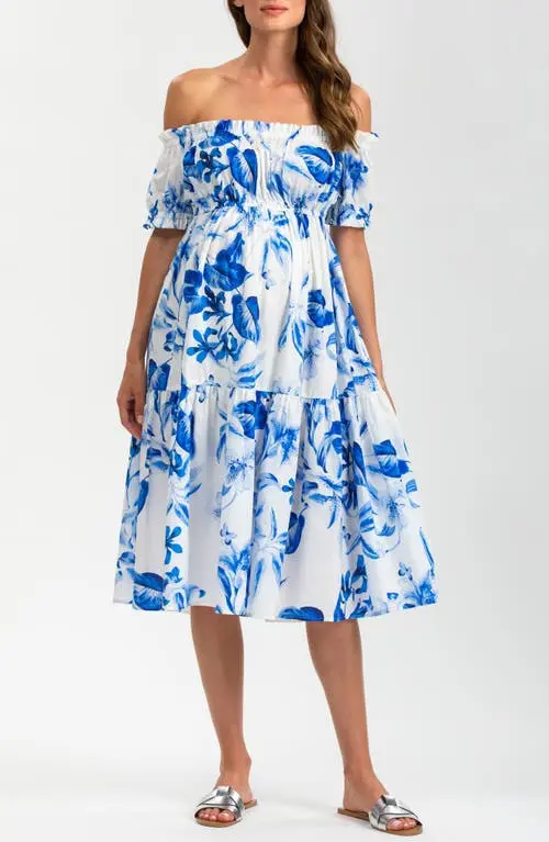 PIETRO BRUNELLI Ruched Strapless Midi Dress