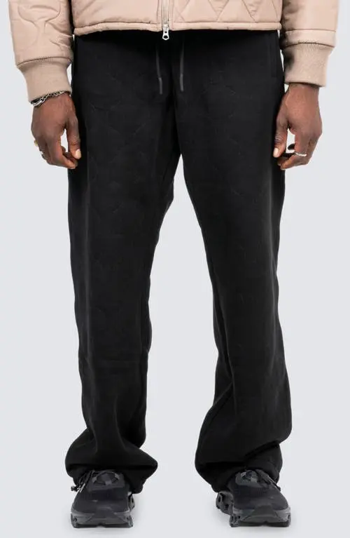 PLEASURES Wave Quilted Graphic Sweatpants