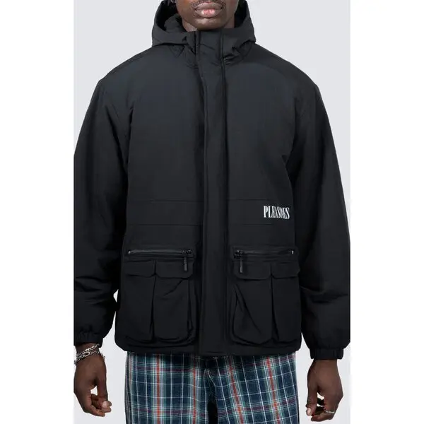 PLEASURES Run Hooded Nylon Jacket