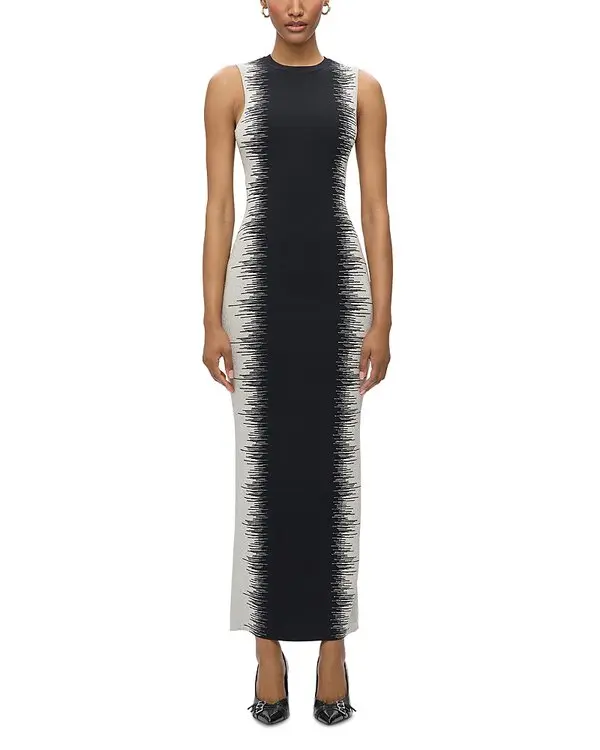 Herve Leger The Ruby Gown - Black Silver