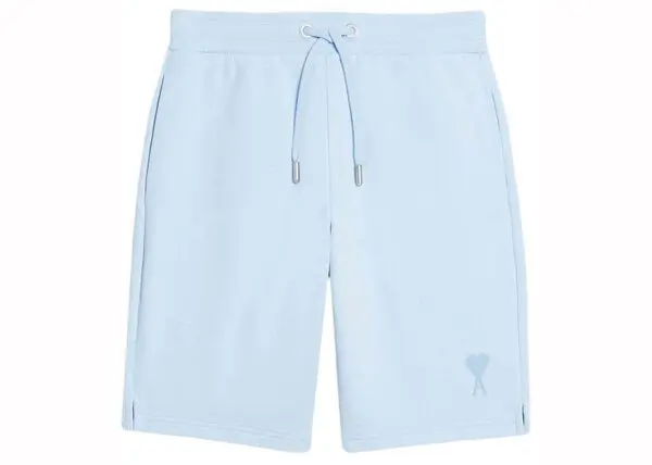 Ami Logo Sweatshorts - Light Blue