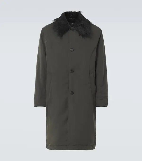 Our Legacy Faux Fur-trimmed Polar Coat