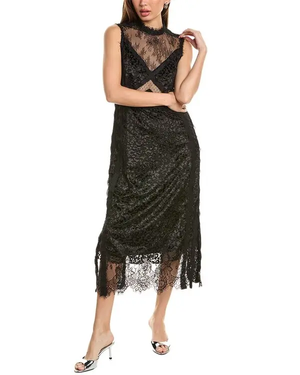 Buy All Saints Mila Leppo Maxi Dress - Red At 60% Off | Editorialist