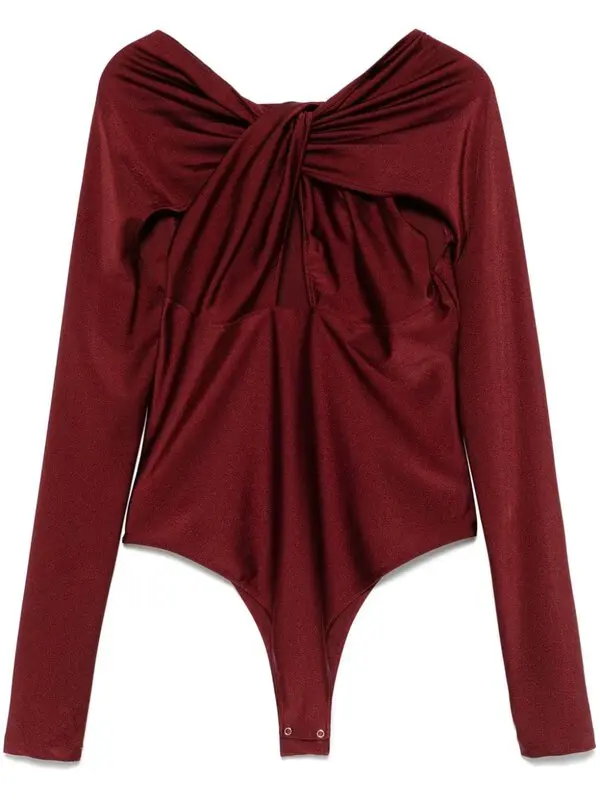 Coperni Twisted Cut-out Bodysuit - Red