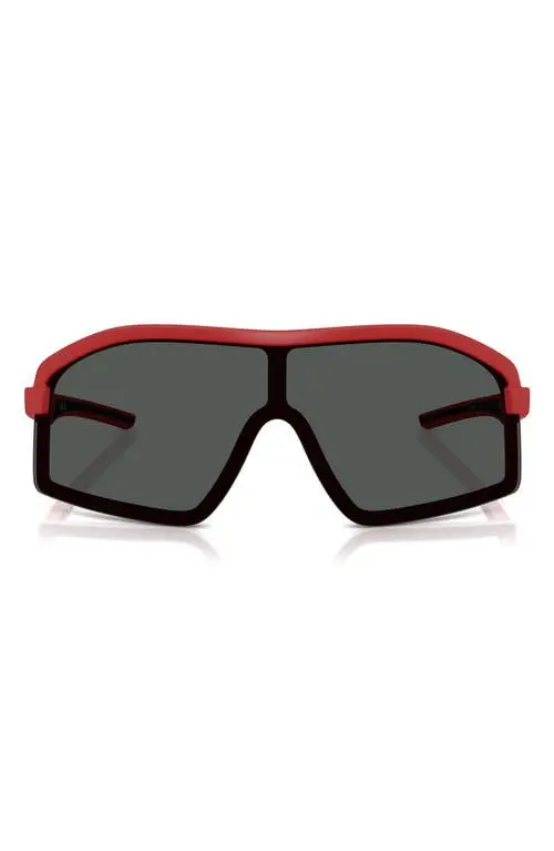 SCUDERIA FERRARI 43mm Shield Sunglasses - Matte Red