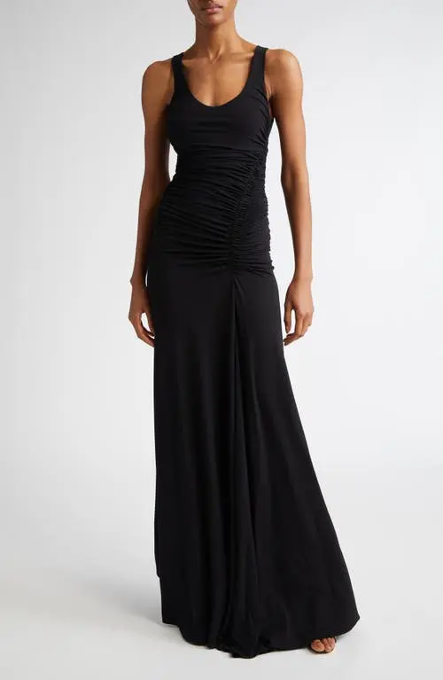 Michael Kors Ruched Jersey Gown