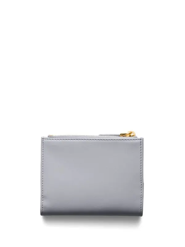 Prada Small Leather Wallet - Grey