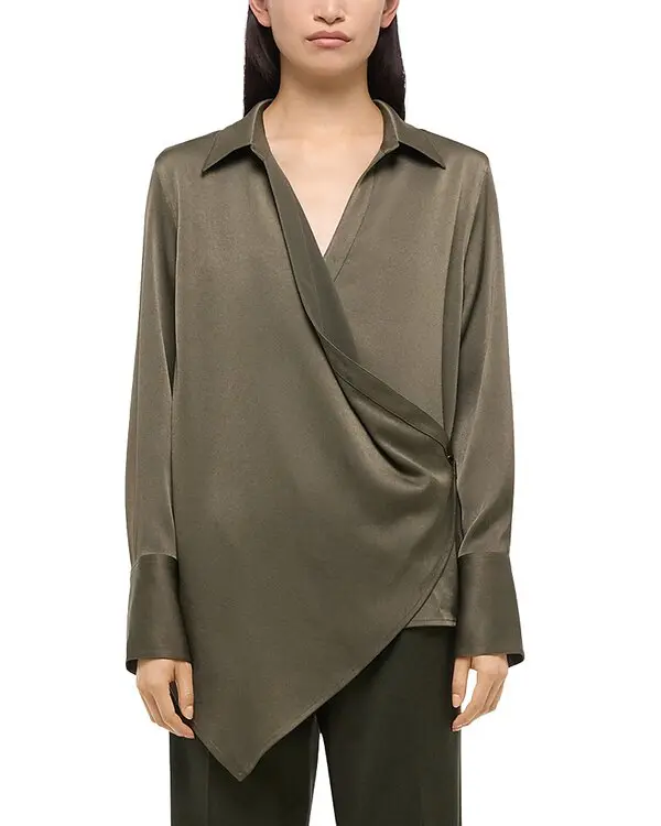 Helmut Lang Warm Relaxed Shirt - Olive