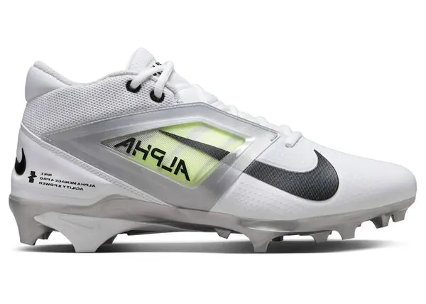 Nike Alpha Menace 4 Pro - White/metallic Silver/photon Dust