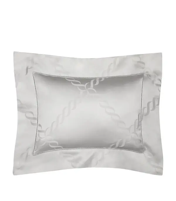 PRATESI Ori Treccia Boudoir Pillowcase - Grey